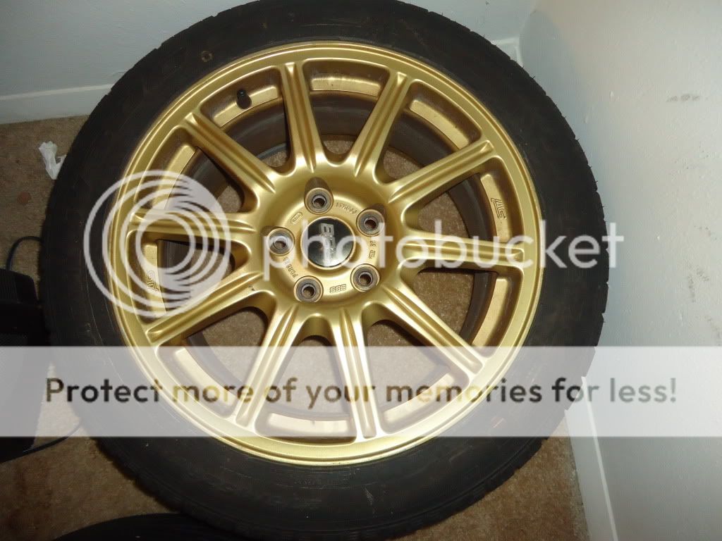 FS: (For Sale) 5x114.3 bbs in gold with tires still for sale make ...